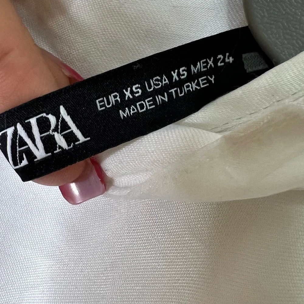 Zara | Dresses | Zara White Dress Xs | Poshmark